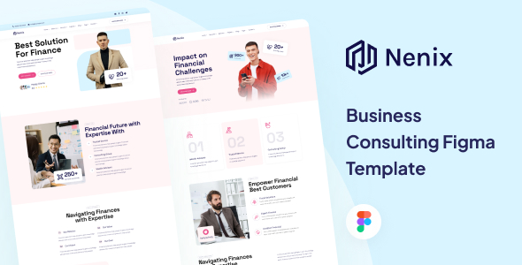 Nenix - Business Consulting Figma Template by Mugli | ThemeForest