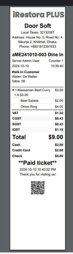 iRestora PLUS - Next Gen Restaurant POS by doorsoftxyz | CodeCanyon