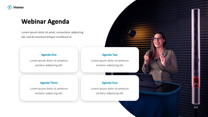 Visionar - Webinar Powerpoint Template, Presentation Templates ...