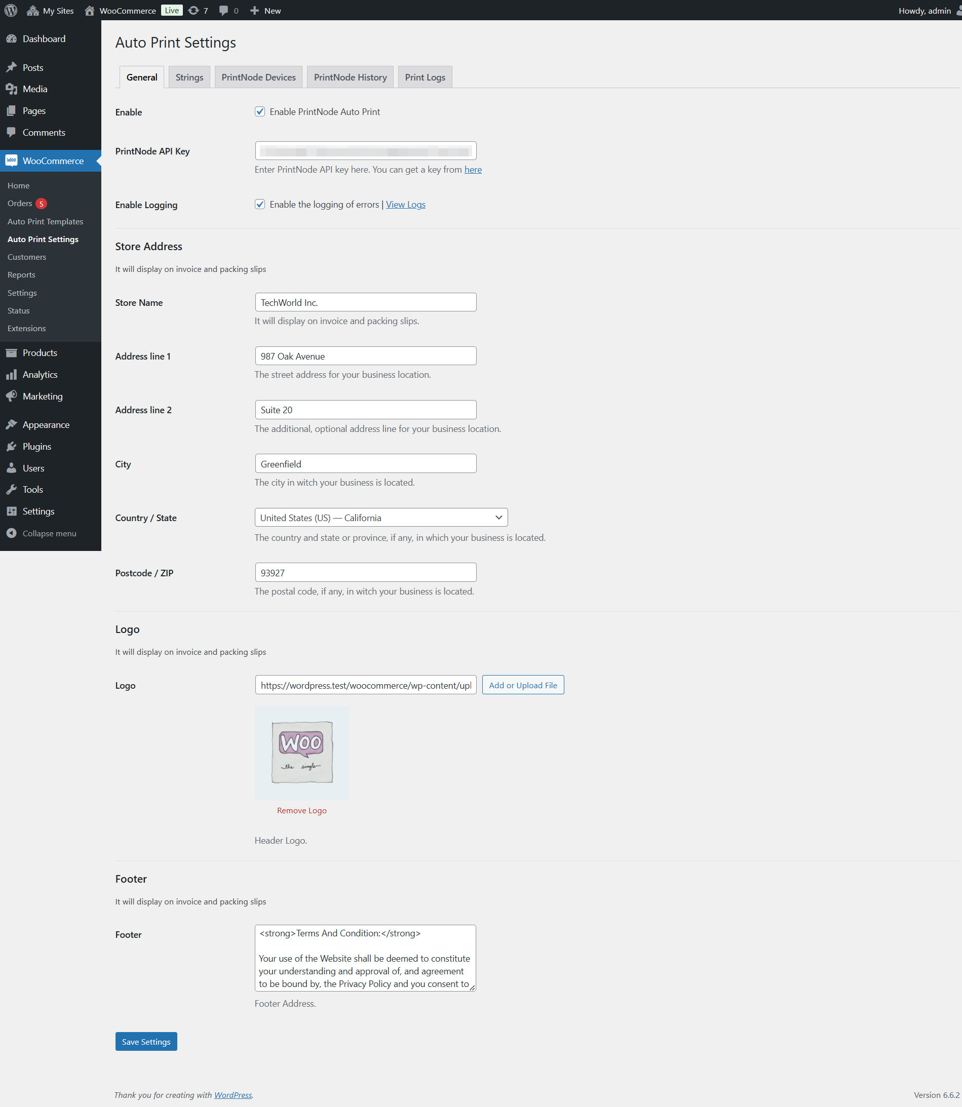 Automatic Order Printing for WooCommerce - ( PrintNode ) by hulkplugins