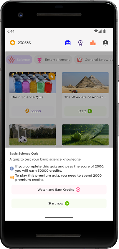Endless Quiz - Android Quiz App with Laravel Admin Panel by morningstarcode