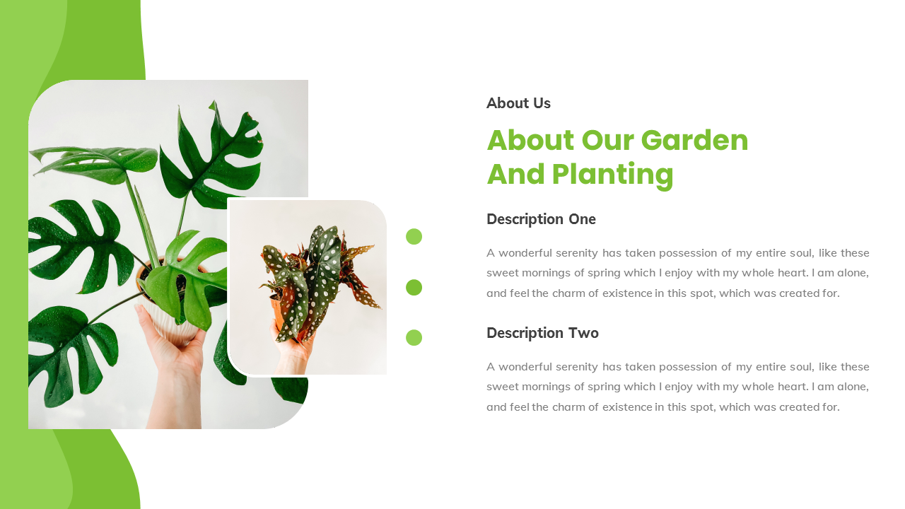 Greenies - Garden PowerPoint Presentation Template, Presentation Templates