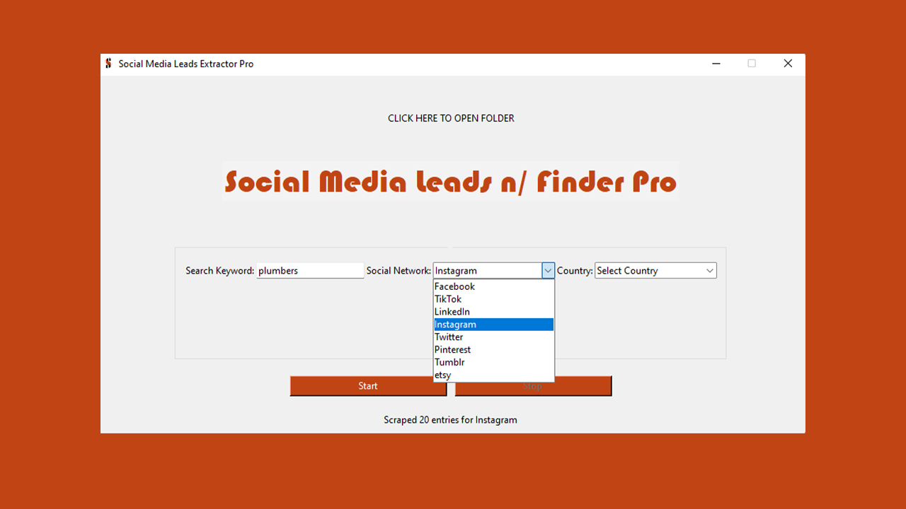 Social Media Leads Extractor Pro by ydulana | CodeCanyon