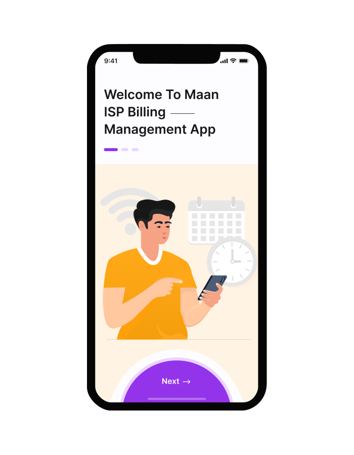 Broadband Internet Billing App UI Kit by Acnoo | CodeCanyon