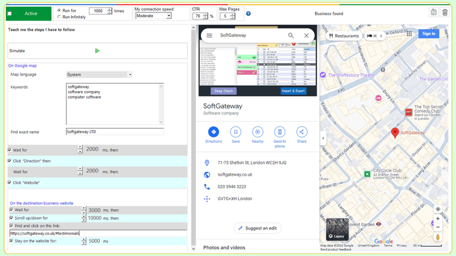 Google Maps Search Traffic Bot - Add-on by softgateway | CodeCanyon