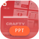 Crafty – Minimalist Creative PowerPoint Template, Presentation Templates