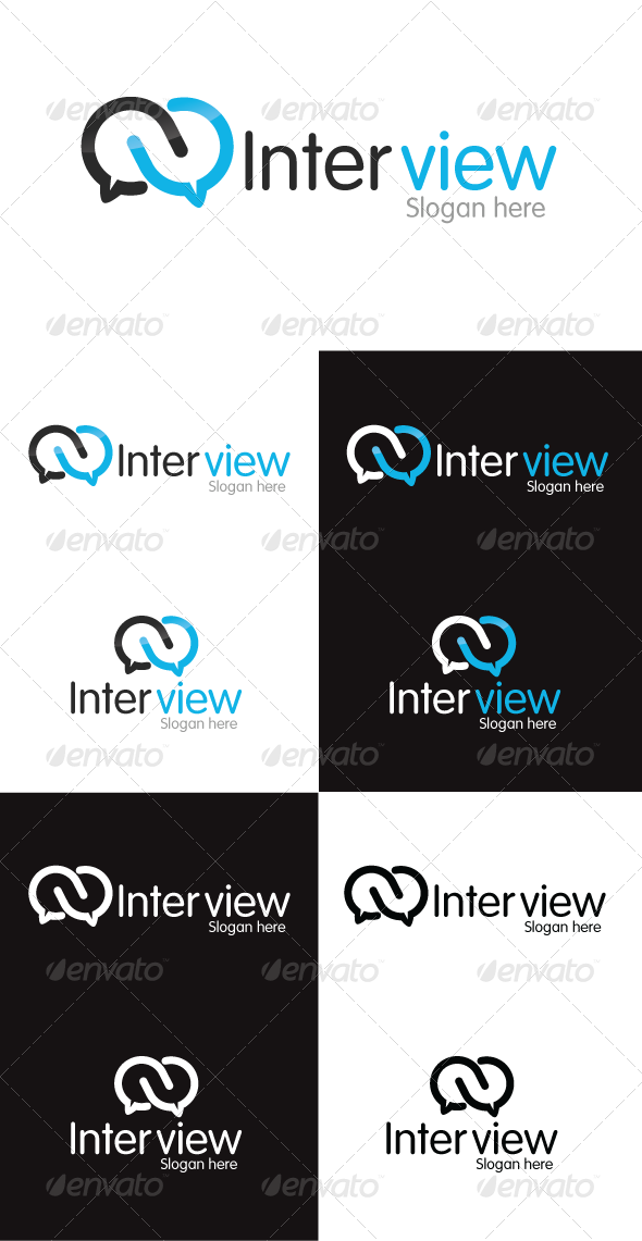 Interview Logo Template, Logo Templates | GraphicRiver