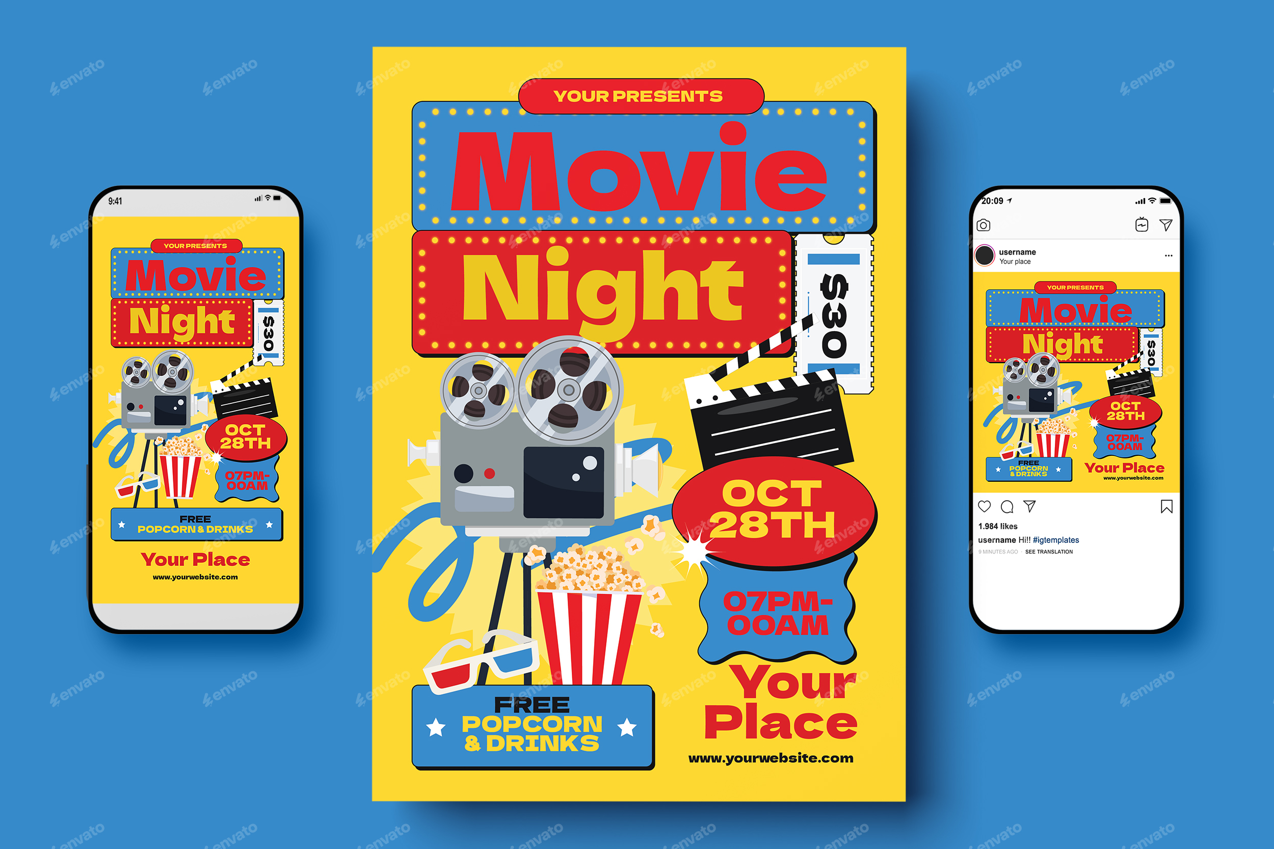 Movie Flyer, Print Templates | GraphicRiver