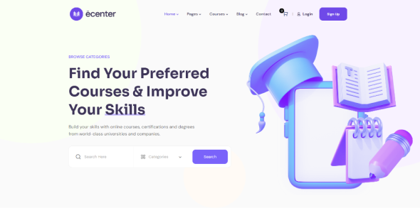 Ecenter - Education WordPress Theme by rs-theme | ThemeForest