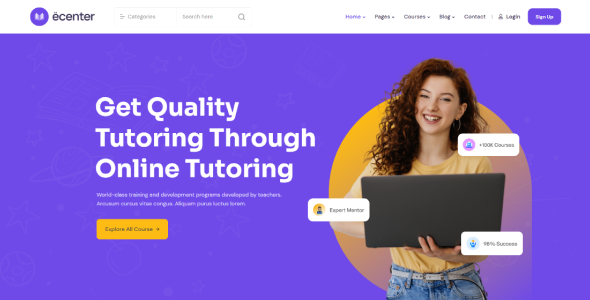 Ecenter - Education WordPress Theme by rs-theme | ThemeForest