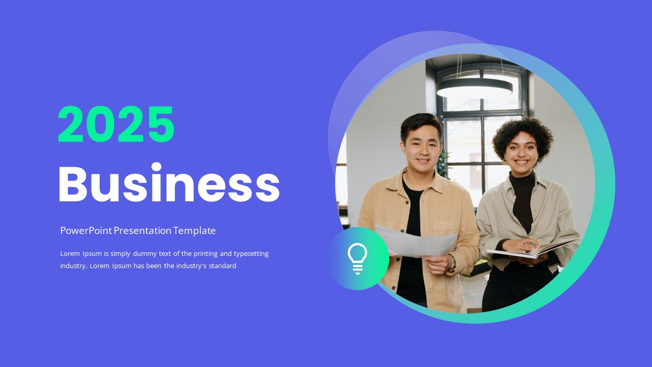 Business 2025 Presentation Keynote Template, Presentation Templates