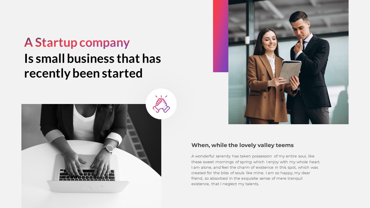 Startup Deck Presentation PowerPoint Template, Presentation Templates