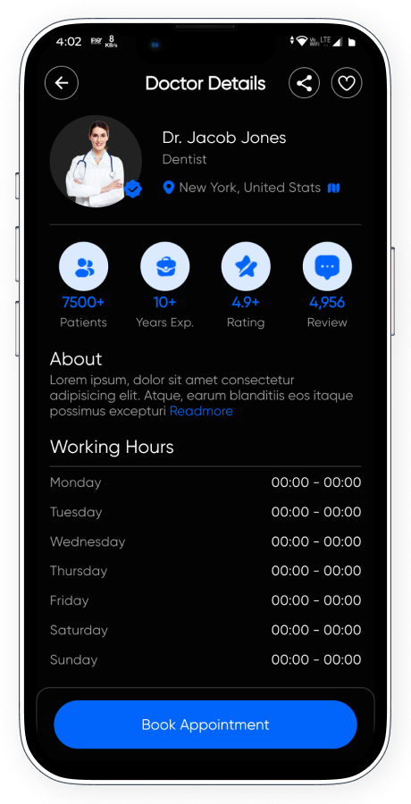 DocFinder - Doctor Appointment Booking Mobile App - Medical Clinics and Doctors - Consultation ...