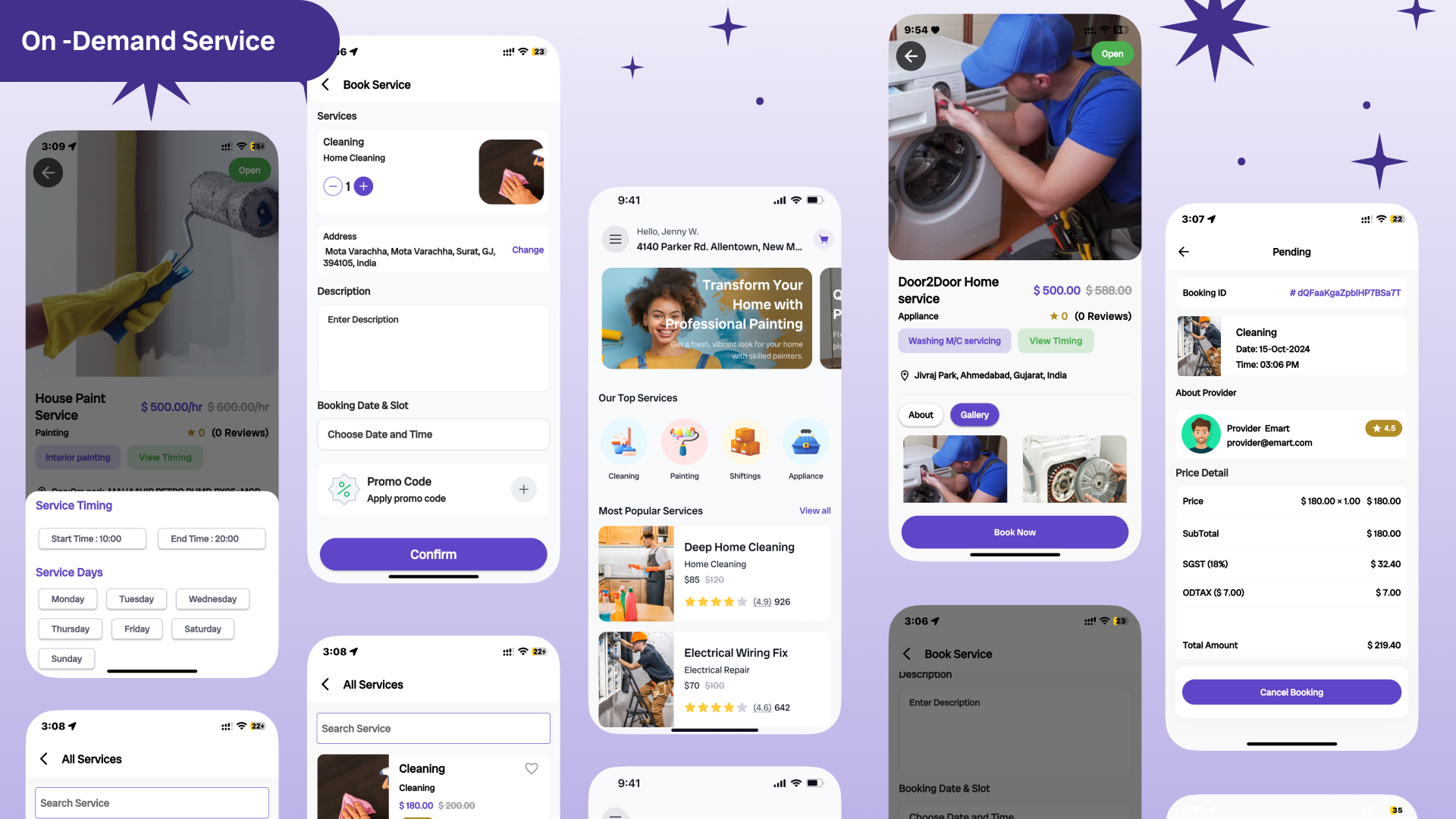 eMart | Multivendor Food, On-demand, eCommerce, Parcel, Taxi Booking ...