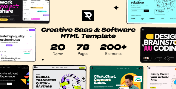 Piku - Creative Saas & Software HTML5 Template by CreativeGigs ...