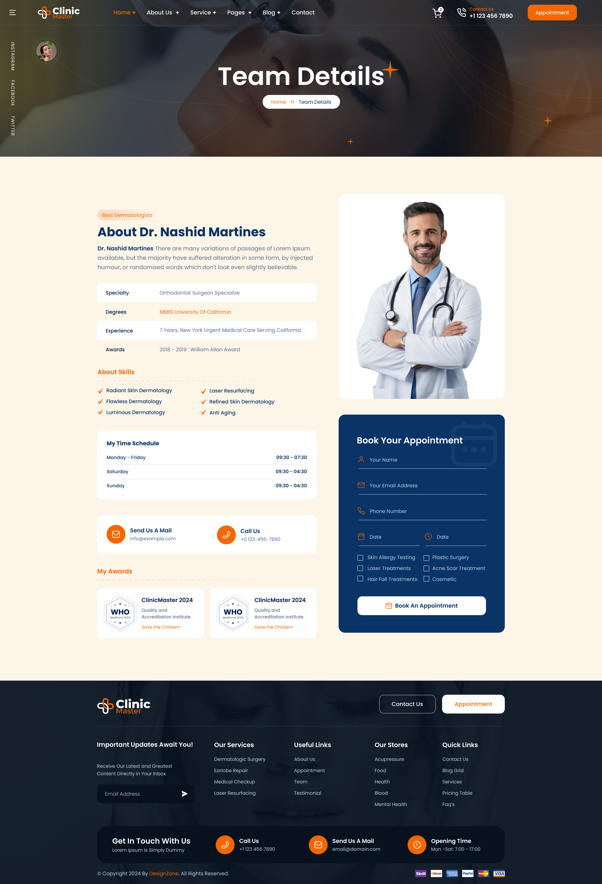 ClinicMaster | Medical Hospital & Doctor Multipurpose Figma Template by ...