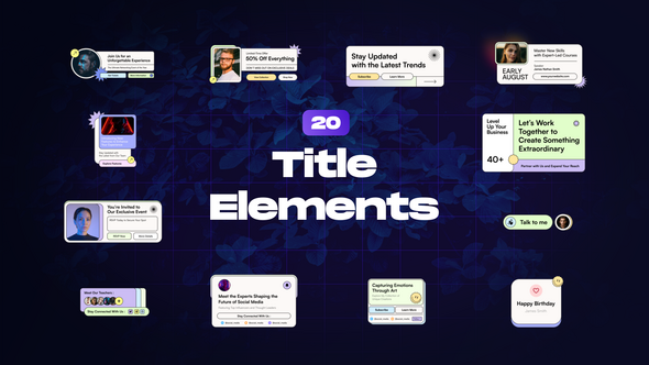 Modern Title Animations, After Effects Project Files | VideoHive