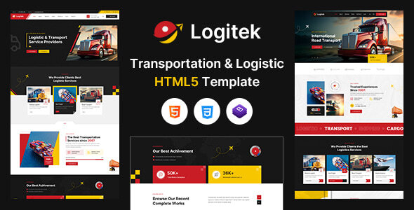Logitek - Transportation and Logistic HTML5 Template by Theme-vally