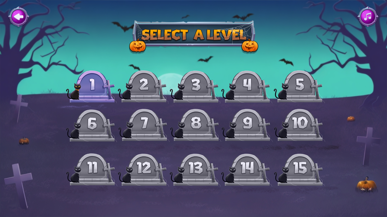 Spooky Halloween Hidden Pumpkin [ Construct 3 , HTML5 ] by Fabboxstudios