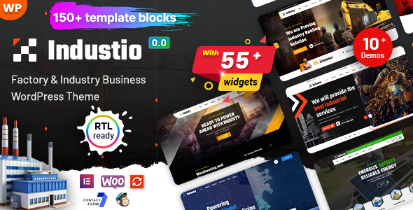 Industio - Industry & Factory WordPress Theme by Case-Themes | ThemeForest
