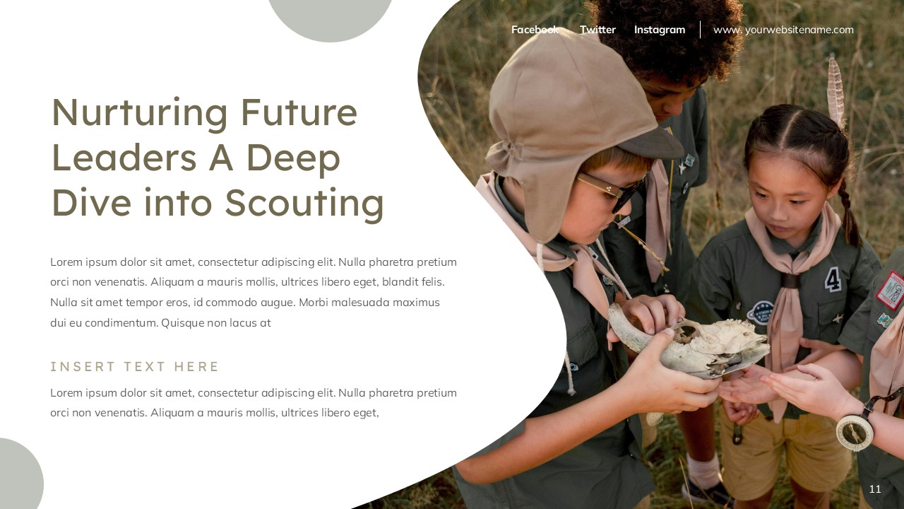 Scoutest - Scouts Kids Presentation Template, Presentation Templates