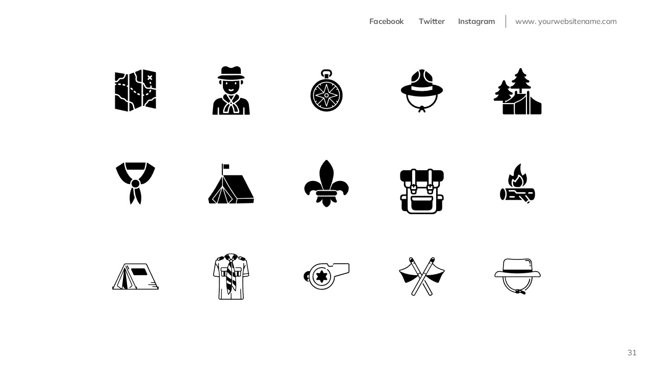 Scoutest - Scouts Kids Presentation Template, Presentation Templates