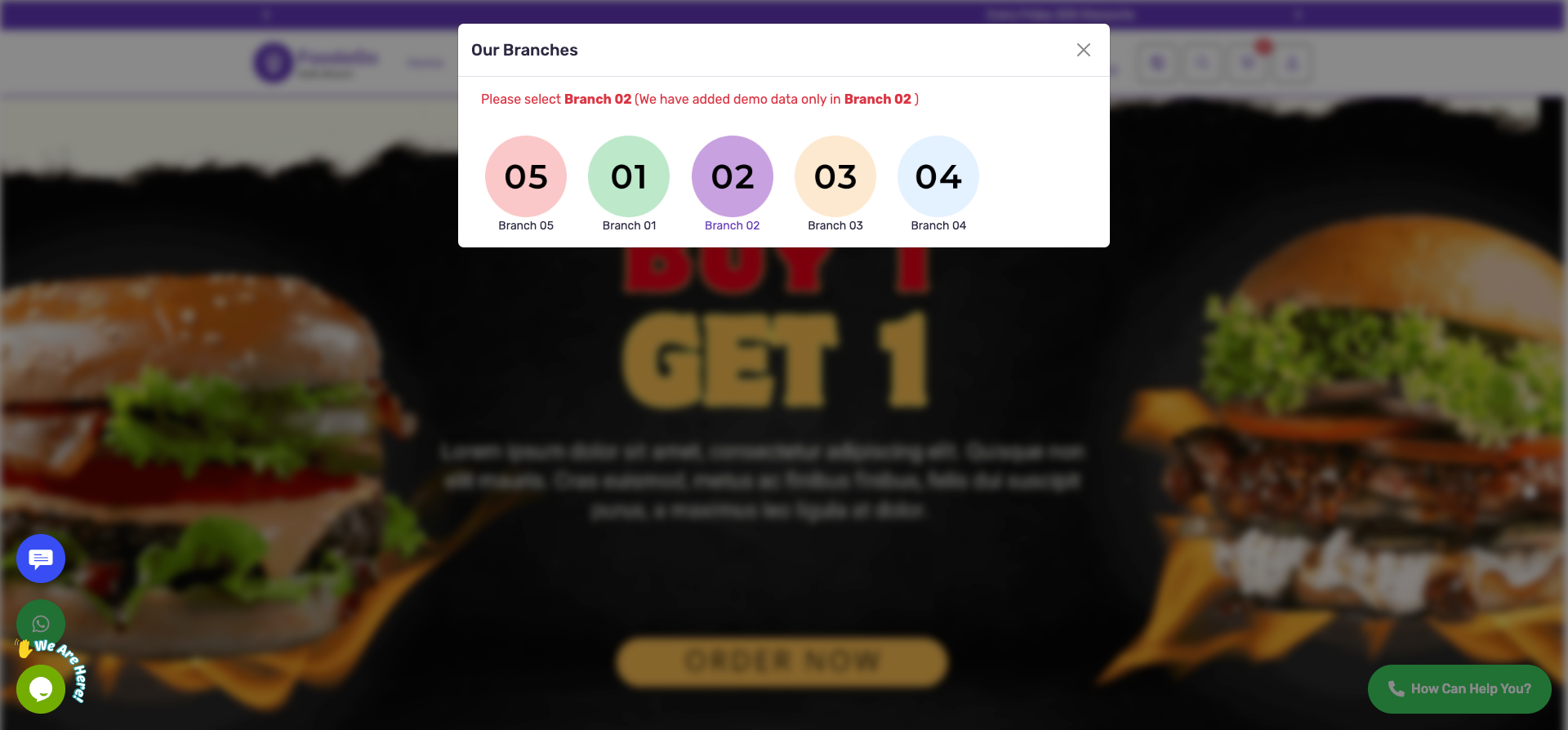 FoodeGo - Multi Branch Restaurant Online Food Ordering Laravel Website ...