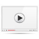 White Video Player, Vectors | GraphicRiver