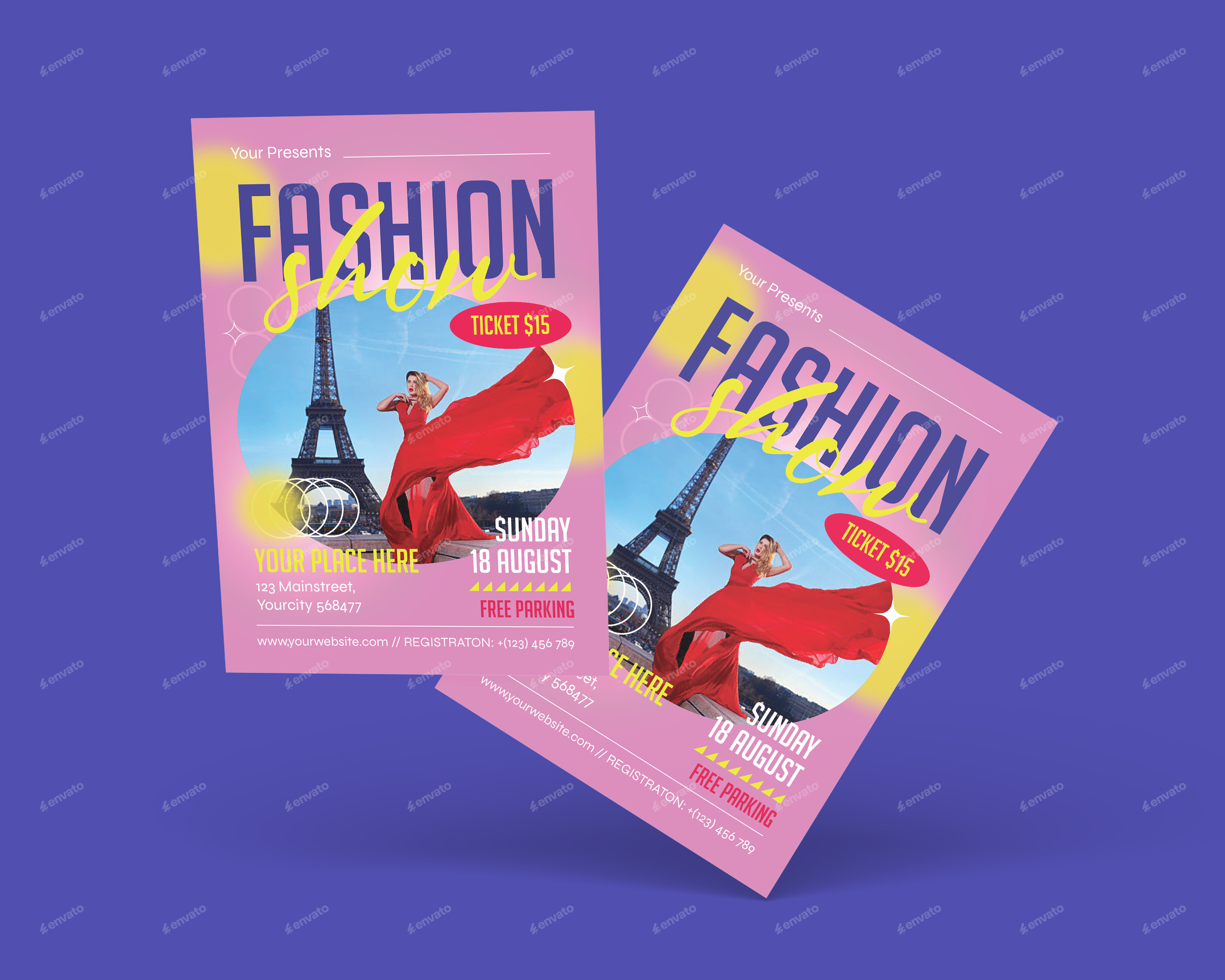 Fashion Show Flyer, Print Templates | GraphicRiver