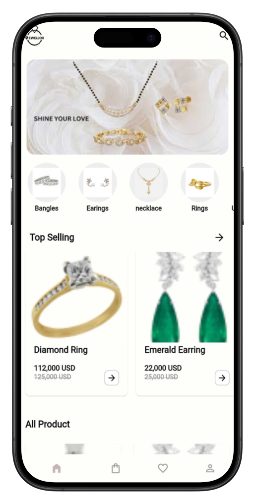 Jewllor - Jewellery ECommerce App by flutterwp | CodeCanyon