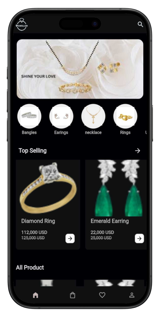 Jewllor - Jewellery ECommerce App by flutterwp | CodeCanyon
