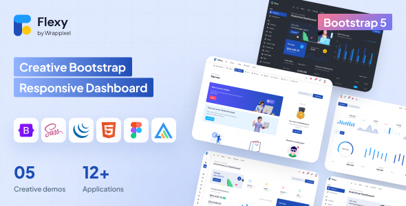 Flexy - Bootstrap Admin Template by wrappixel | ThemeForest