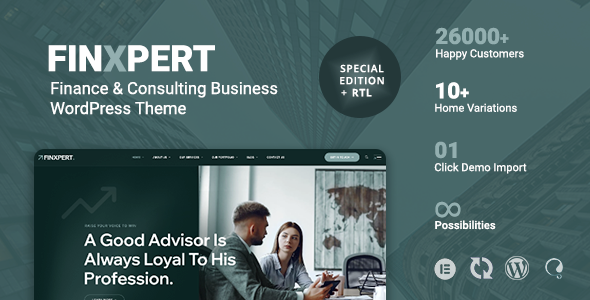 Finxpert - Finance & Consulting Business WordPress Theme by zozothemes