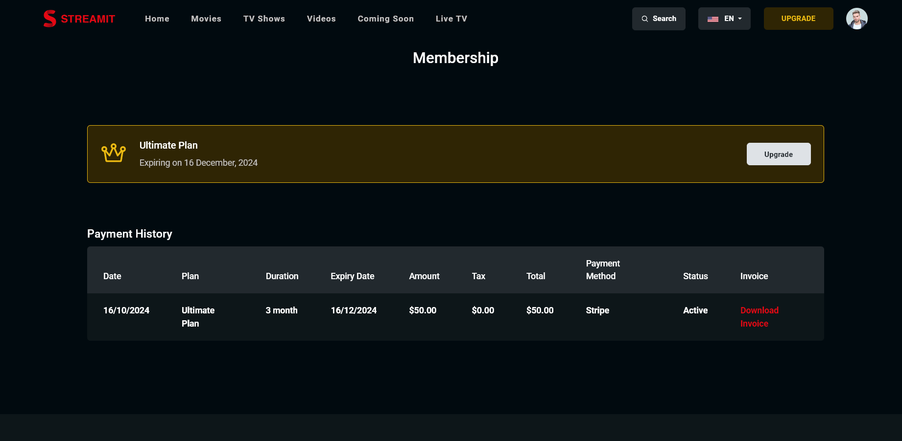 Streamit Laravel - Movie, TV Show, Video Streaming Platform With ...