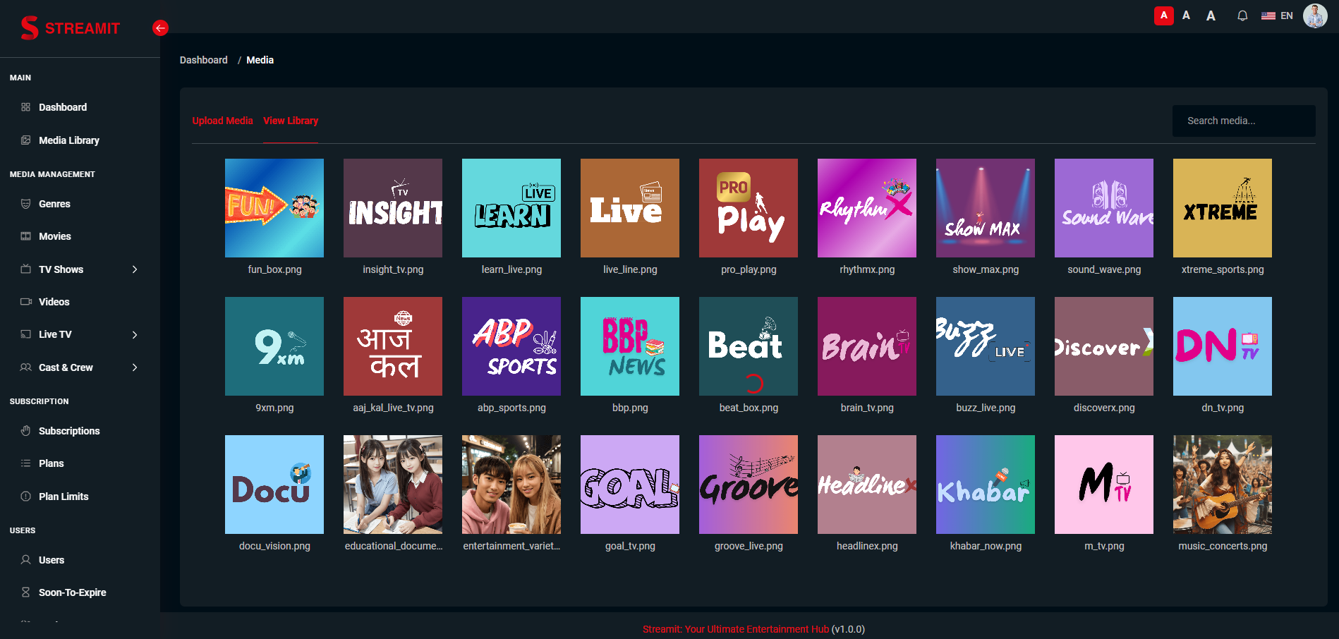 Streamit Laravel - Movie, TV Show, Video Streaming Platform With ...