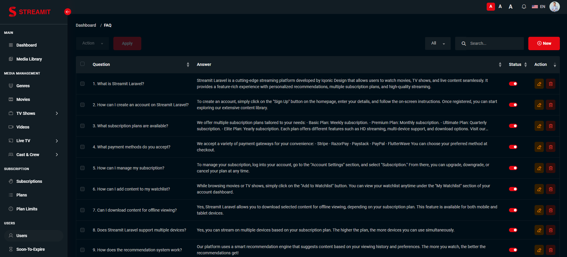 Streamit Laravel - Movie, TV Show, Video Streaming Platform With Laravel with ChatGPT by ...