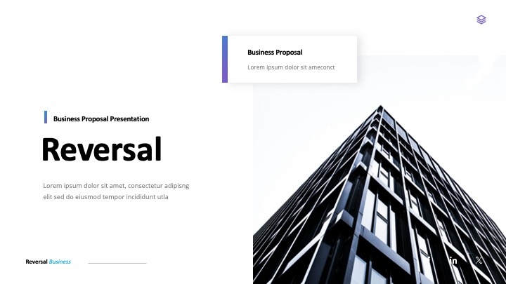 Reversal - Business Proposal Powerpoint Template, Presentation Templates