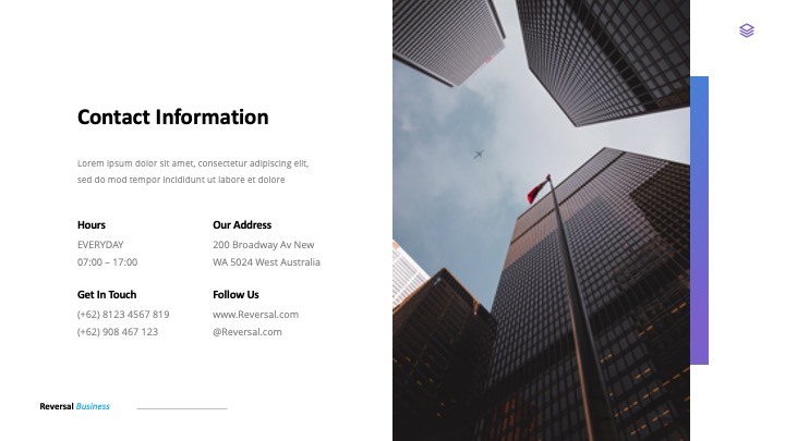 Reversal - Business Proposal Powerpoint Template, Presentation Templates