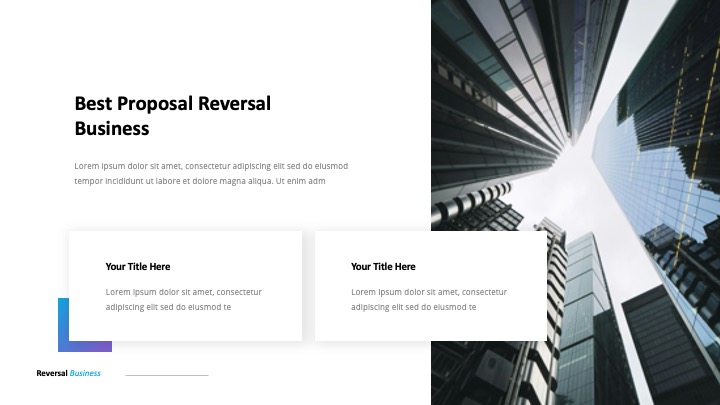 Reversal - Business Proposal Powerpoint Template, Presentation Templates