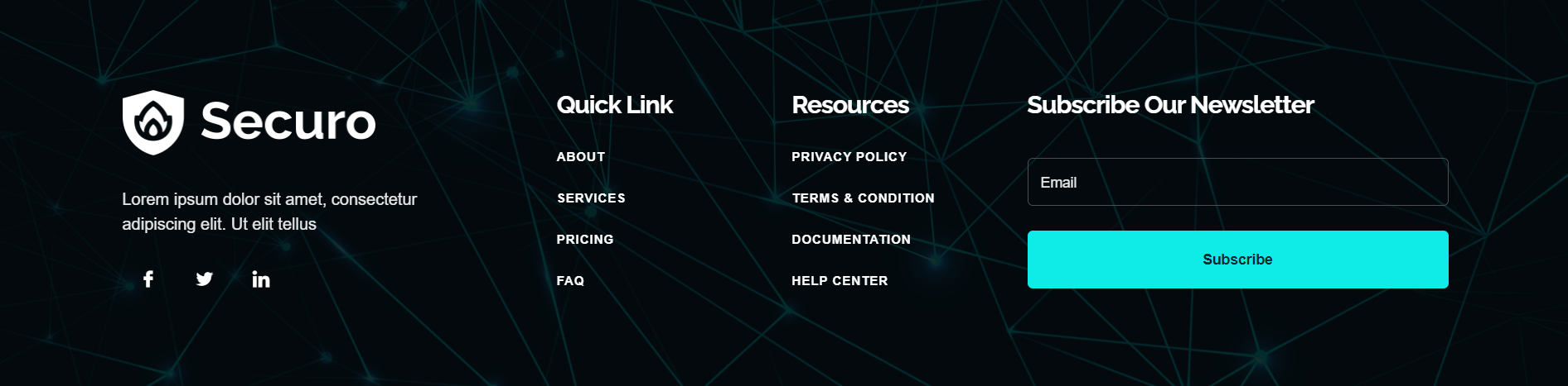 Securo - Cyber Security Services Elementor Template Kit by sparklethings