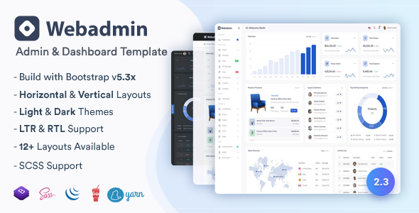 Webadmin - Responsive Admin Dashboard Template by themesdesign | ThemeForest