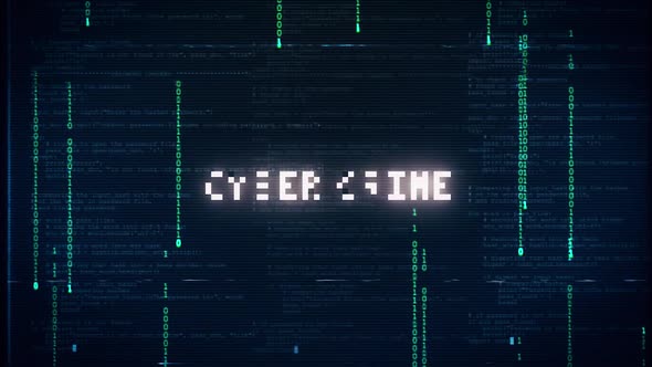 Cyber Crime warning computer hacking cyber crime warning message on ...