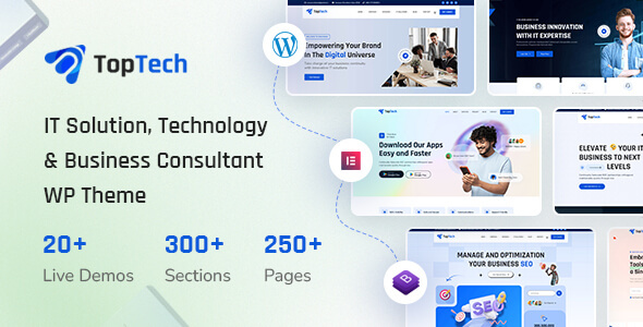 TopTech - Technology & IT Solutions Services WordPress Theme by Dreamit ...