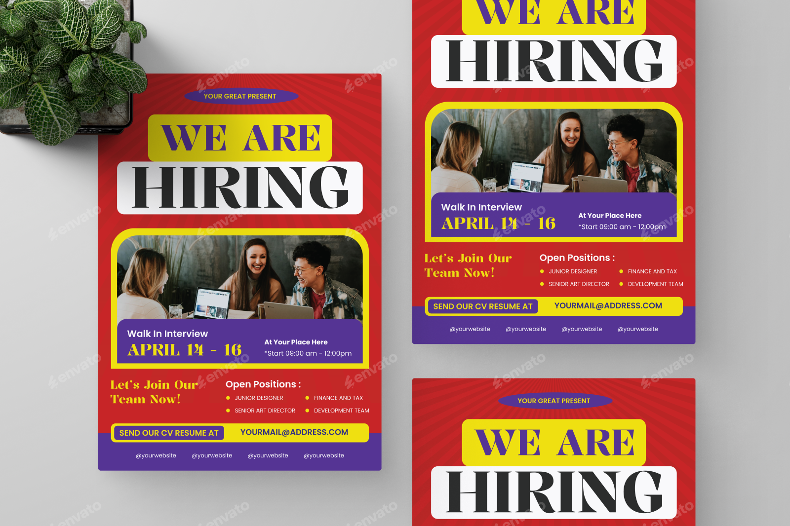 Creative Job Vacancy Flyer, Print Templates | GraphicRiver