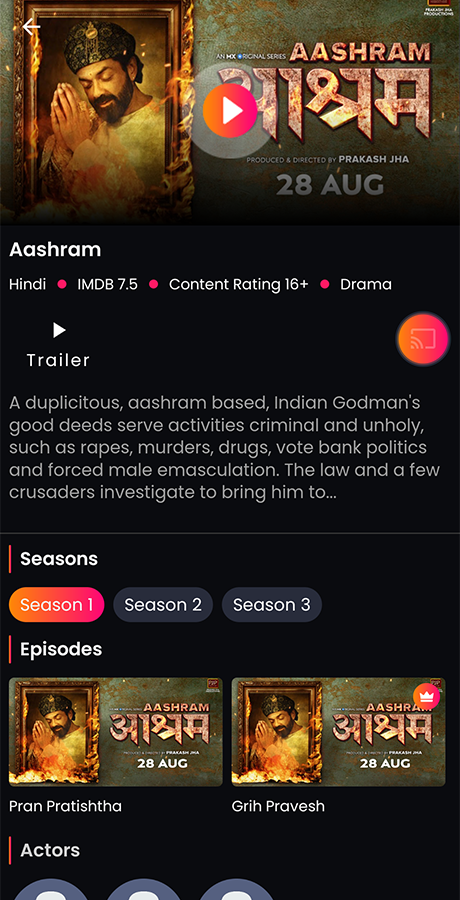 Video Streaming Android App (TV Shows, Movies, Sports, Videos Streaming ...