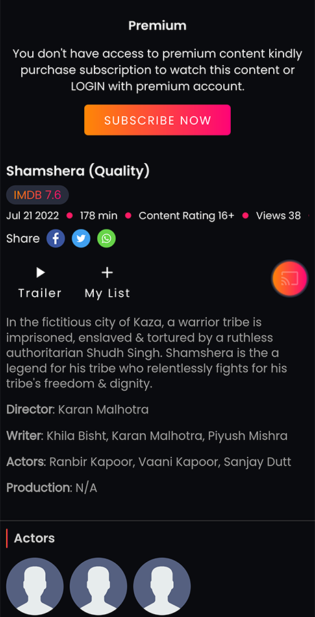 Video Streaming Android App (TV Shows, Movies, Sports, Videos Streaming ...