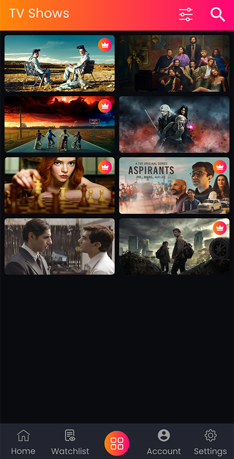 Video Streaming Android App (TV Shows, Movies, Sports, Videos Streaming ...