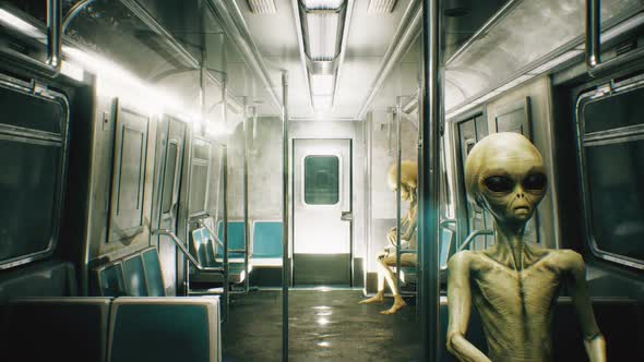 Alien in The Train, Motion Graphics | VideoHive