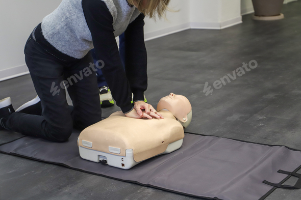 first aid course - company safety - cardiac massage - Basic Life ...