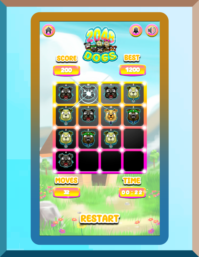 2048 Dogs by PasGames | CodeCanyon
